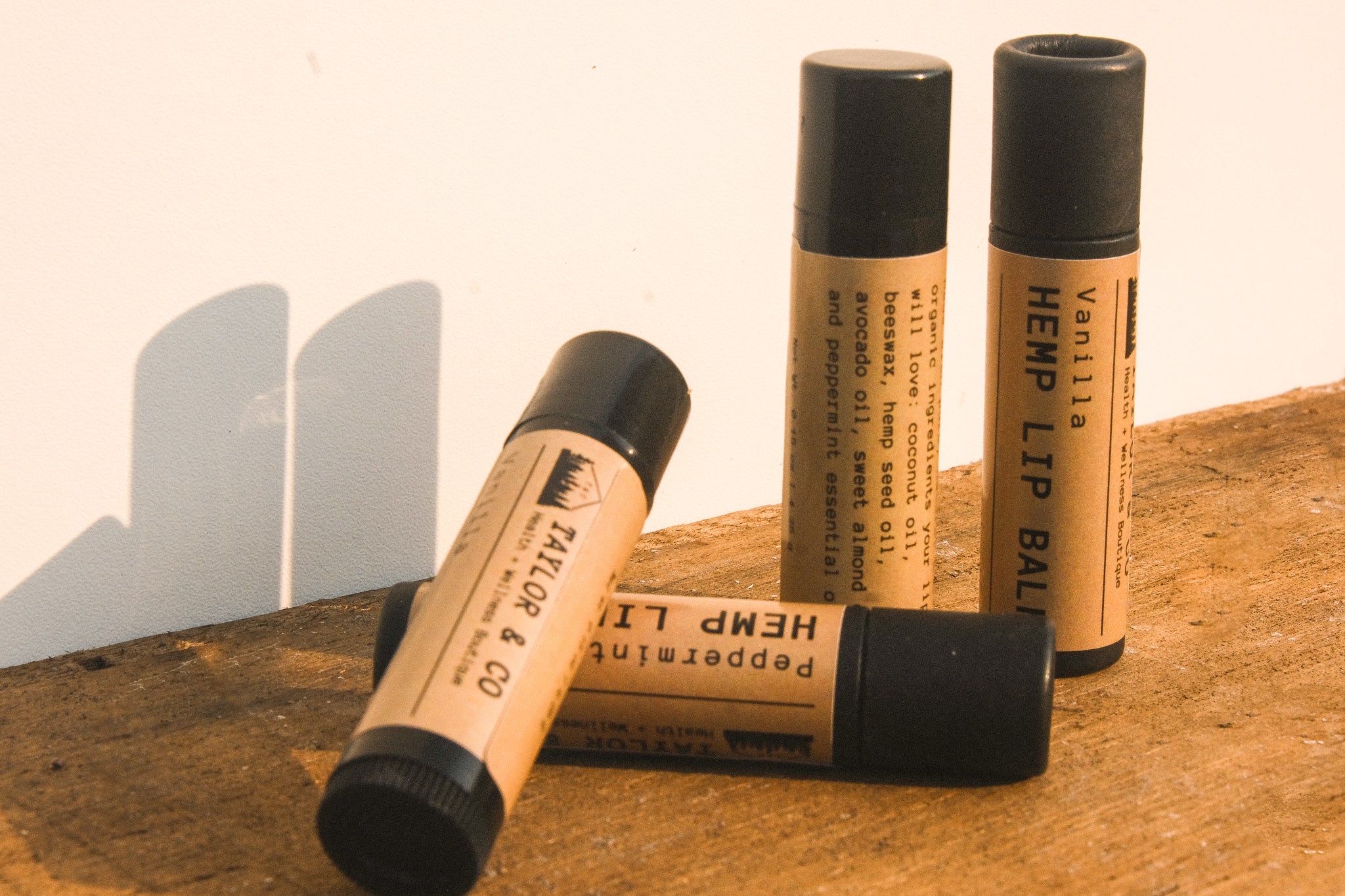 TAYLOR AND CO - SCENTED HEMP LIP BALM 0.15 OZ PLASTIC TUBE ...
